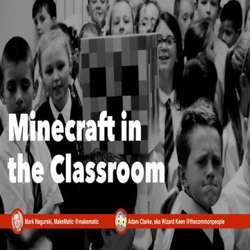 Minecraft in the classroom - SxSWedu | PDF | Educational Video Games ...