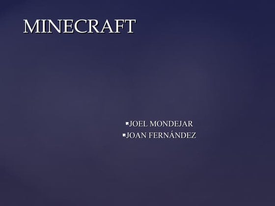 Minecraft | PPT