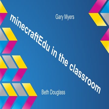 Minecraft Education Presentation in a few words | PPTX