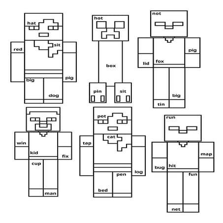 Minecraft reading pdf. Reading game for kids | PDF