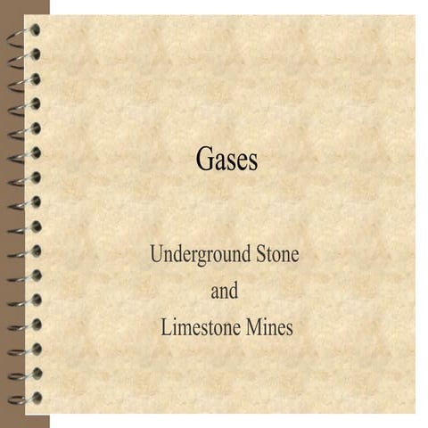 Mine_gases.ppt safety in mines safety in mines | PPT
