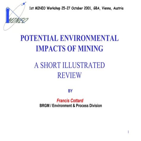 POTENTIAL ENVIRONMENTAL IMPACTS OF MINING | PDF