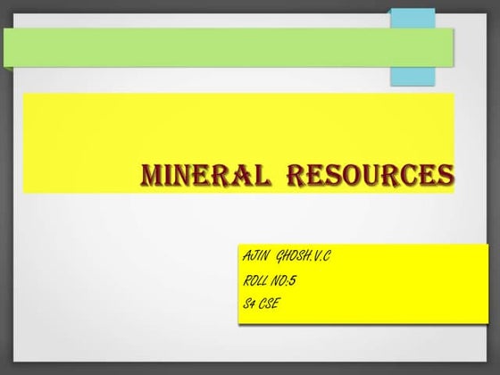 Land resources(1) | PPT