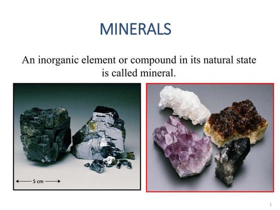 Identifying the Nine Common Properties of Minerals | PPTX | Chemistry ...