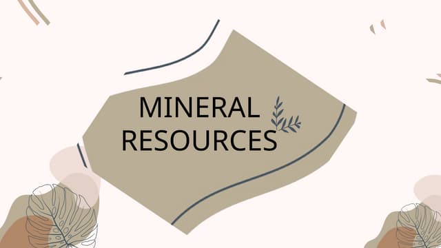 PROCESSES OF FORMATION OF ORE DEPOSIT | PPTX