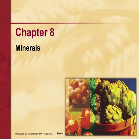The macrominerals | PPTX