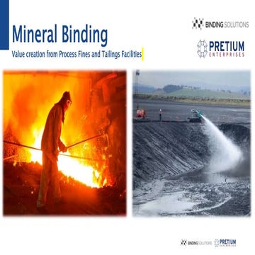 Mineral fines binding pretium enterprises binding solutions | PPT