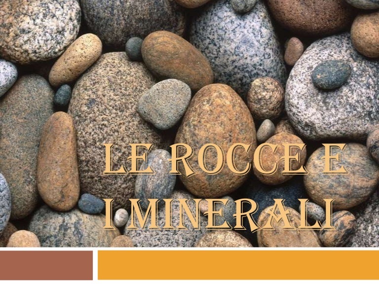 Minerali e rocce