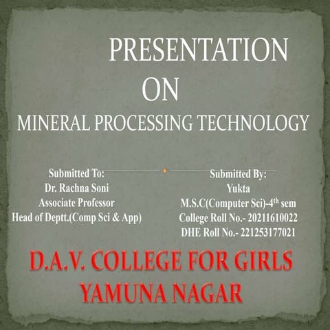 Mineral Processing Tech ppt.pptx