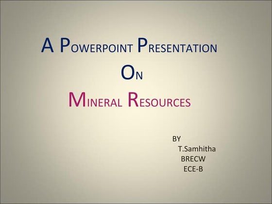 Land resources(1) | PPTX