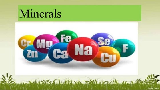 Minerals | PPT