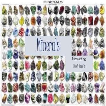 Introduction to mineralogy for civil engineer | PPT