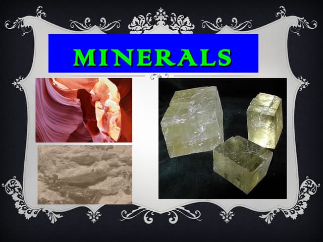 Mineral Cleavage and Fracture | PPT