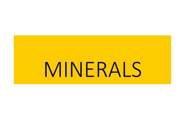 Trace elements ppt | PPTX