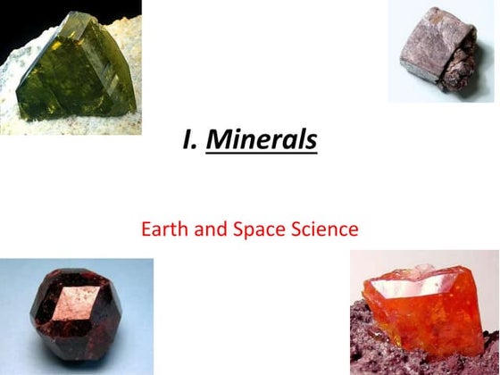DEFINITION OF MINERALS AND ITS DIFFERENT PROPERTIES | PPTX