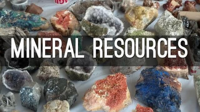 Minerals and Energy Resources Class X | PPTX
