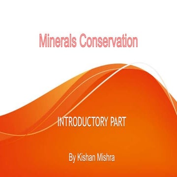 Minerals and energy resources | PPT