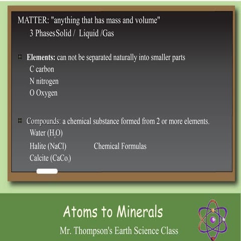 Minerals and Formation | PPT