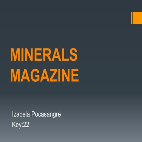 Minerals Magazine | PDF