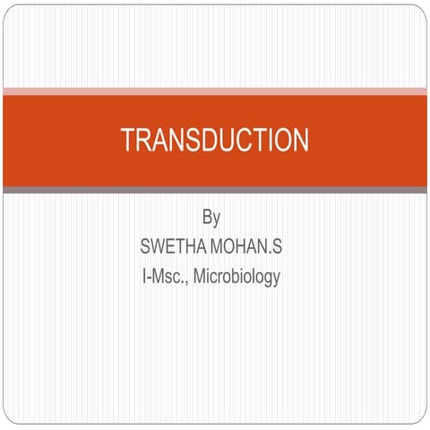 transduction | PPTX