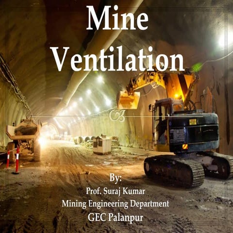Mine Ventilation System Essentials | PPT