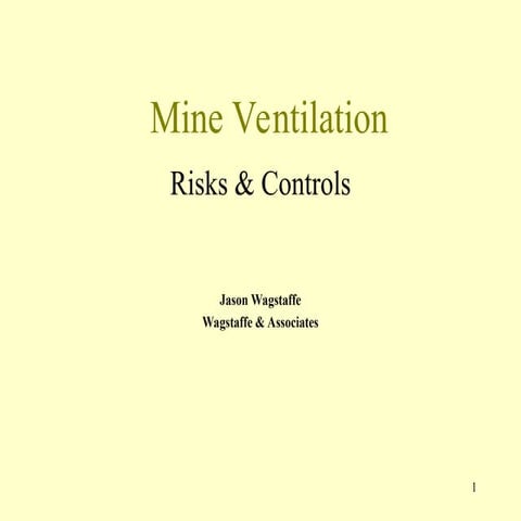 Mine Ventilation.by engr felix t. timbal.ppt