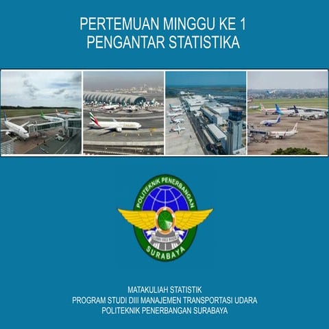 MINGGU 01_Pengantar Mata Kuliah Statistika dasar | PPTX