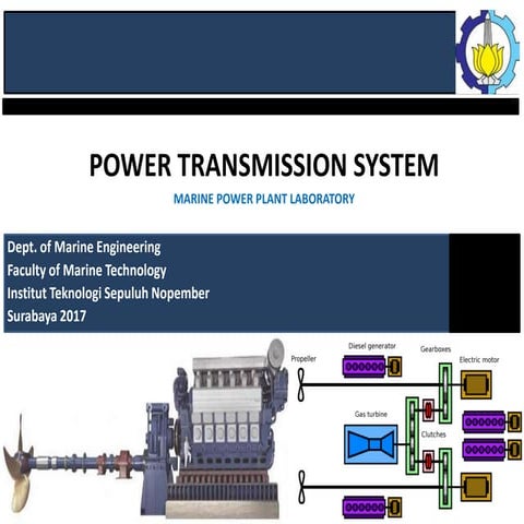 marine power transmission | PPTX