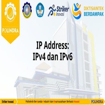 Pengenalan-IPv4-dan-IPv6.pptx IP V4 & IPV6 | PPTX