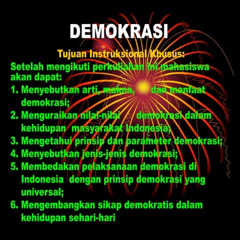 Ppt Demokrasi Indonesia | PPTX