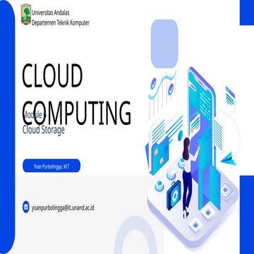 Cloud Computing Minggu Ke 6 FTI UNAND 2024 | PPTX