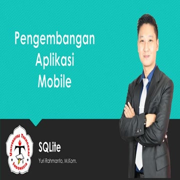 Minggu ke 9 - SQLite | PPT