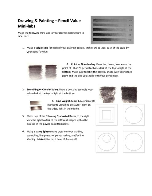 Scumbling Value Scale