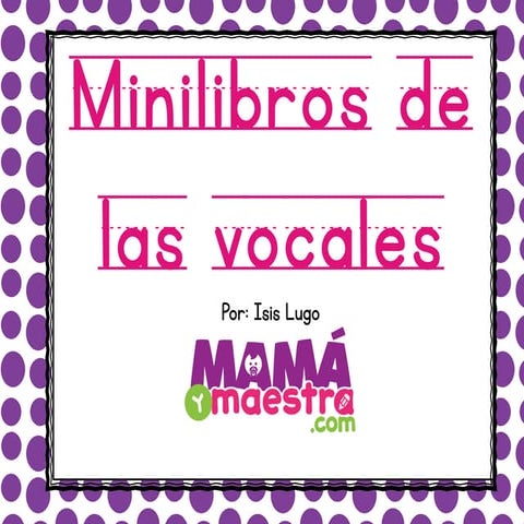 Mini libros-vocales | PDF