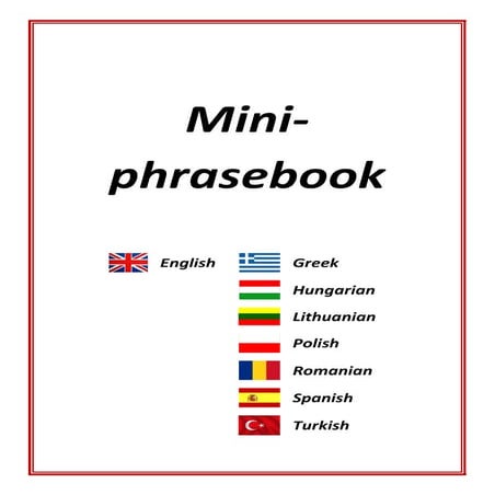 Mini-phrasebook | PDF