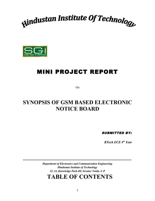 Mini Project Format | PDF