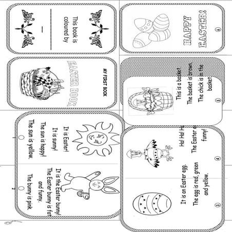 Mini book easter | DOC