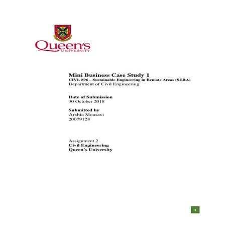 Mini Business Case Study | PDF