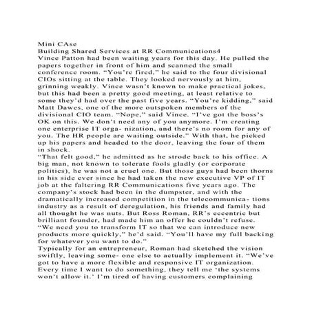 Mini CAse Building Shared Services at RR Communications4 Vince.docx