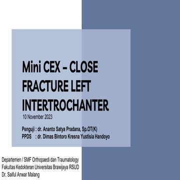 Mini CEX Orthopaedi Dimas.pptx