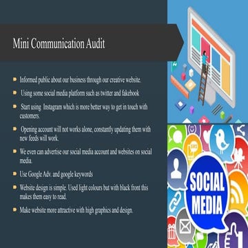 Mini communication audit | PPTX