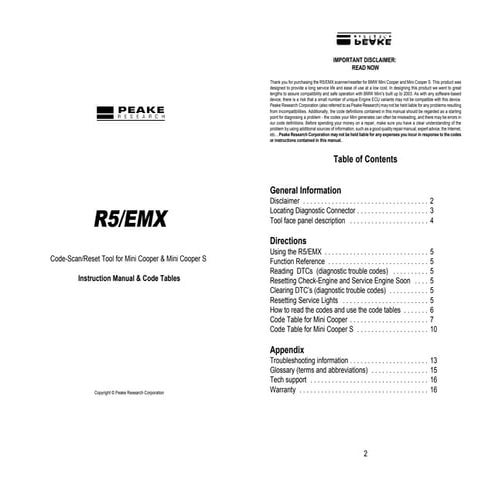 MINI Cooper Fault Codes Diagnostic Trouble Codes.pdf