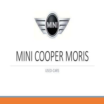 Mini Cooper Moris | PPT