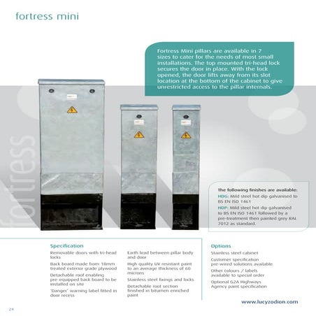 Mini Feeder Pillars | PDF