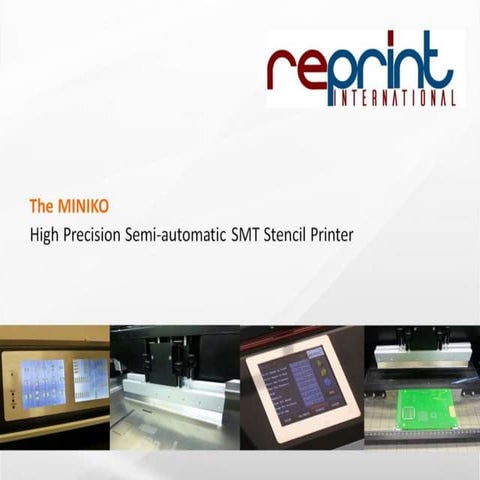 Reprint Miniko Benchtop Semi Automatic Screen Printer | PPTX