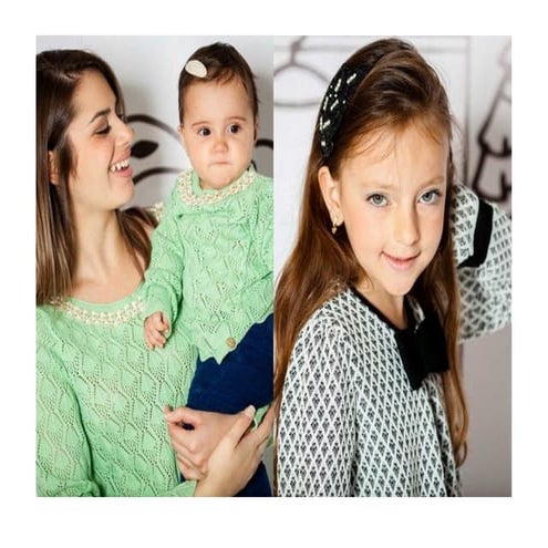 Mini lady Tricô Infantil Monte Sião - Inverno 2015 | PPT