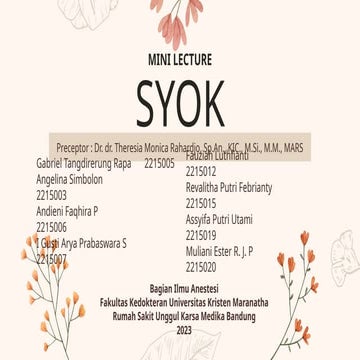 MiniLecture SYOK_dr. Monica Rahardjo, Sp.An._Kelompok Ester.pptx