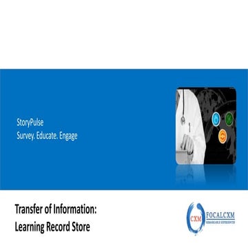 Transfer of Information: Learning Record Store | PPTX