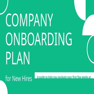 Effective team onboarding | PPTX