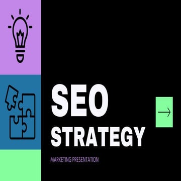 Minimal Geometric SEO Strategy Presentation.pptx